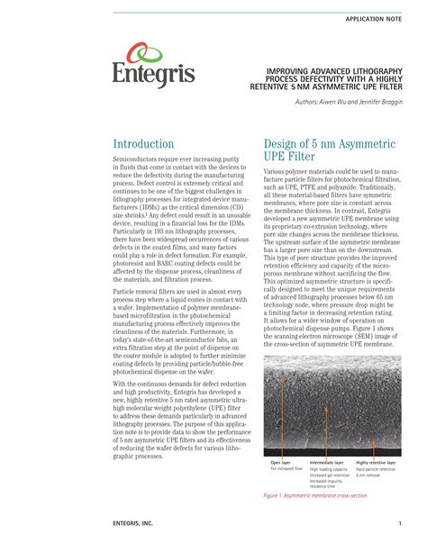 Improving Advanced Lithography Process Defectivity With A Highly