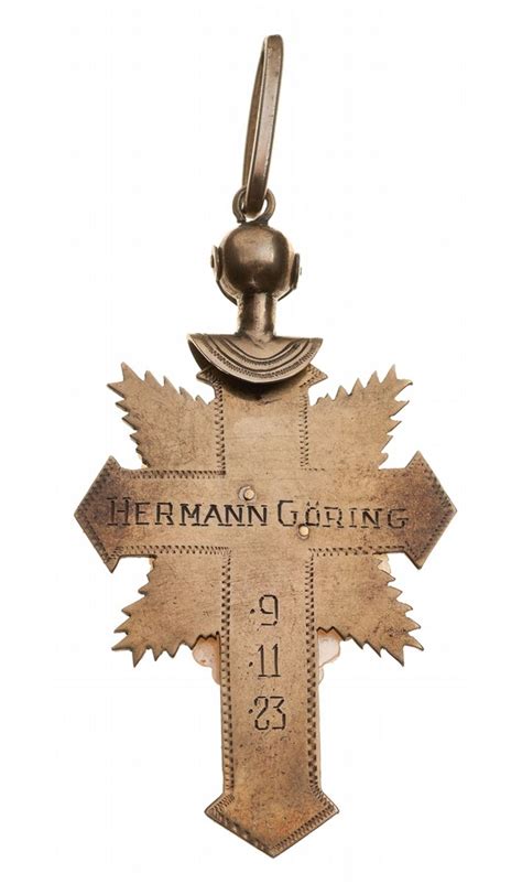 Gold And Silver Medal With Hermann Goering Munich Putsch Themed