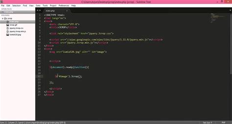 Jquery Crop Image With Jcrop Crop X Y W H Values OnSelect YouTube