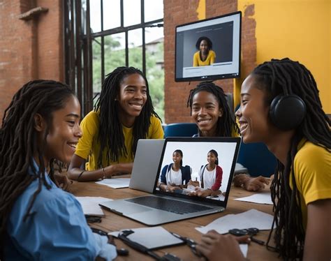 Premium Ai Image Connecting Through Digital Education Exploring