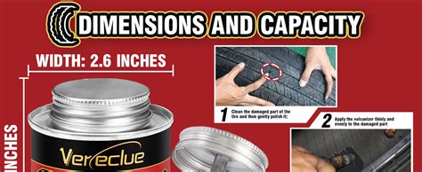 Chemical Vulcanizing Cement Clear Tire Repair Glue All Purpose Rubber Cement Heavy Duty Tire