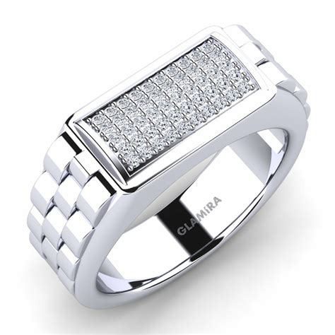 Order 0 25 Carat Round Cut 9ct White Gold Lab Grown Diamond Mens Ring Levente Au
