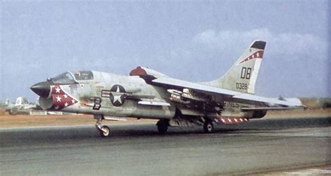 F 8e Crusader At Da Nang South Vietnam