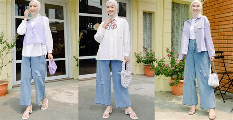 Ootd Baju Putih Dengan Celana Jeans Hijab Zalora Thread