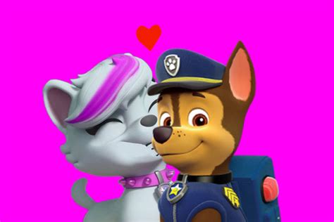 Roxi Kissed Chase Paw Patrol By Afrogirl2005 On Deviantart