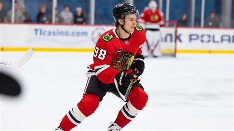 Bedard Scores Hat Trick In Blackhawks Debut At Tom Kurvers Prospect Showcase