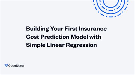 Building Your First Insurance Cost Prediction Model With Simple Linear