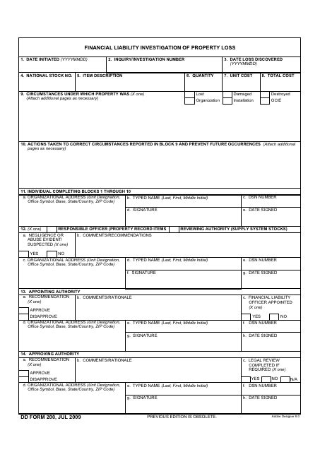 Da 200 Fillable Form Printable Forms Free Online