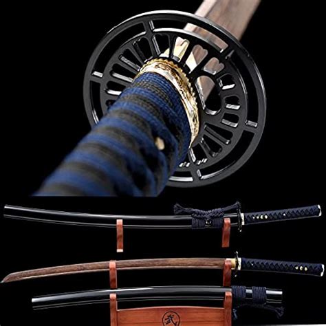 Handmade Aluminum Steel Katana Full Tang Blunt Blade Japanese Samurai