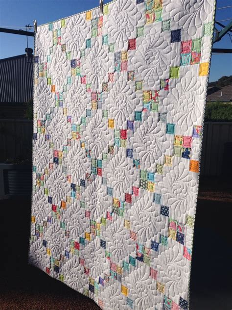 The Finished Scrappy Irish Chain Quilt Free Downloadable Pattern Artofit