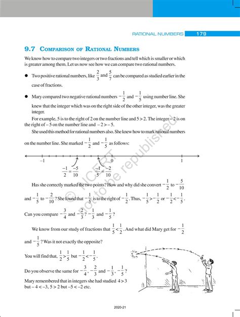 Rational Numbers Ncert Book Of Class 7 Mathematics