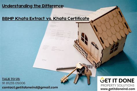 Understanding The Difference Bbmp Khata Extract Vs Khata Certificate