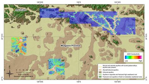 Subset Of The Physical Hydrogeology Framework Map For The Musgrave