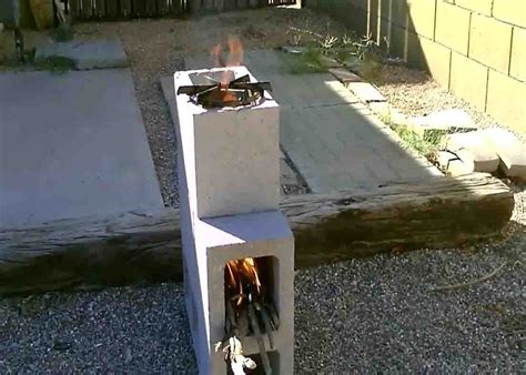 Cinder Block Rocket Stove Plans
