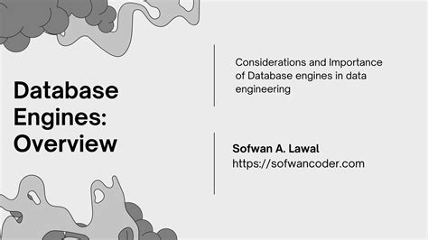 Database Engines Overview