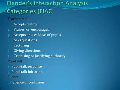 Flanders Interaction Analysis Pptx