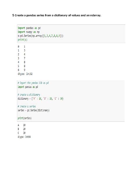 Class 12 Ip Practical File Data Manipulation And Analysis With Pandas