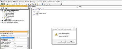 [xl 2007] erreur d exécution 9 l indice n appartient pas à la