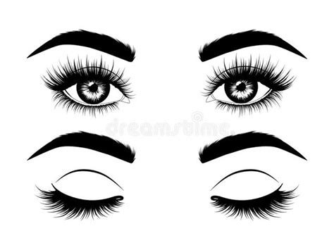 How To Draw Eyelashes Closed Eye
