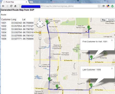 ABAP Google Maps Integration In SAP Using RESTful Web Service Blog