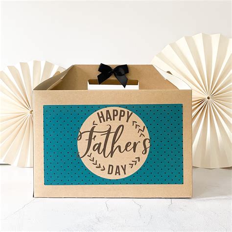 Caja De Regalo Personalizada DÍa Del Padre Kraft Presente Etsy España