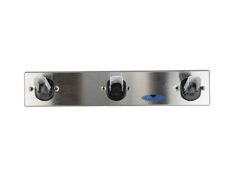 Steel Safety Coat Hook Strip Frost