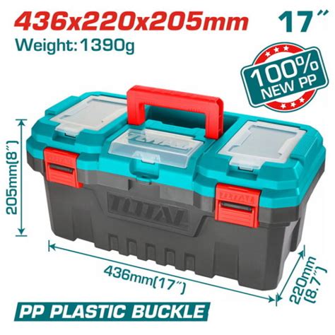 Plastic Tool Box 17″ Total Tools Qatar
