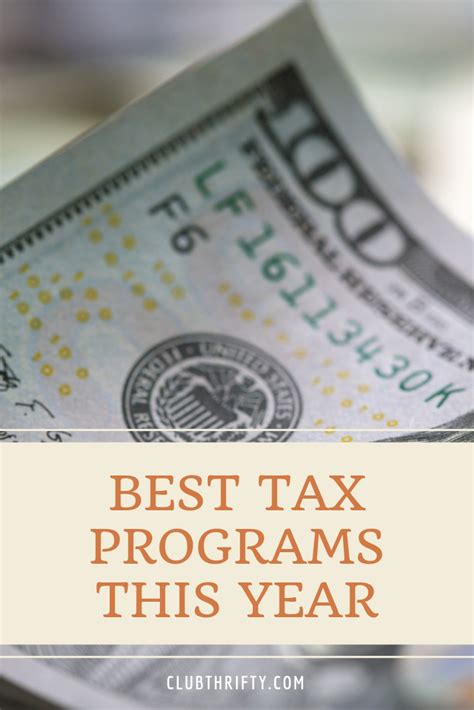 9 Best Tax Software Programs For 2019 Club Thrifty