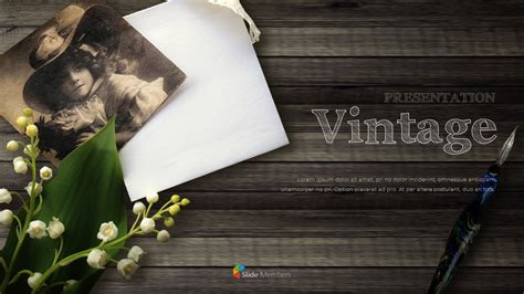 Vintage Theme Presentation Templates