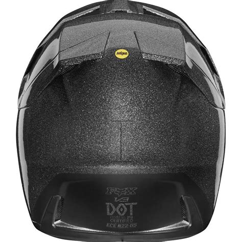 Casco Moto V3 Baz Negro Brillante Fox Racing Rideshop
