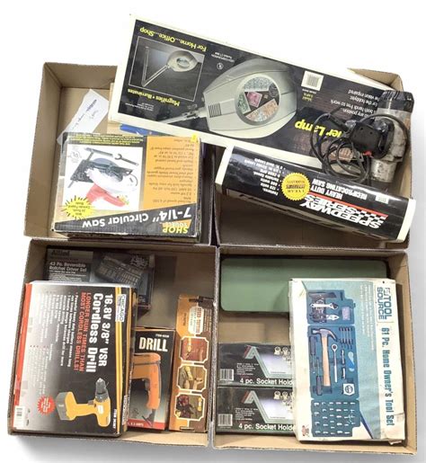 Lot Assorted Tools Drills Saws Tool Set