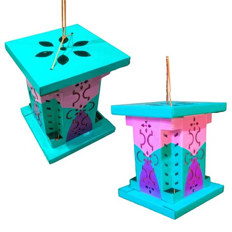 Square Lantern Pack Of 2 Ecogreet