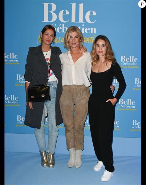Michèle Laroque Radieuse En Blanc Avec Caroline Anglade Et Alice David Trio De Choc Pour Belle