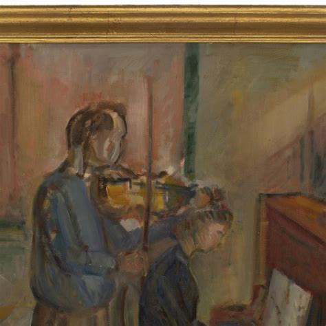 William Scharff Couple Playing Violin And Piano For Sale At 1stdibs