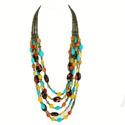 Collier Fantaisie 5 Rangs