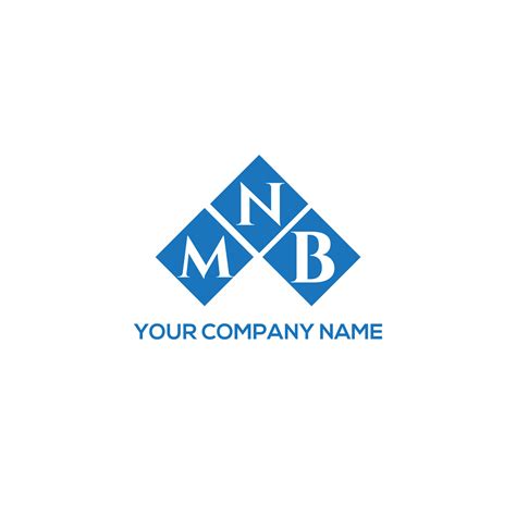 Mnb Letter Logo Design On White Background Mnb Creative Initials Letter Logo Concept Mnb