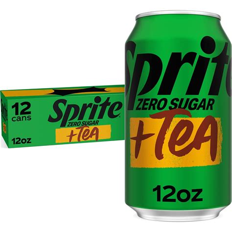 Sprite Tea Lemon Lime And Tea Flavored Soda 12 Fl Oz