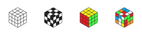 Rubix Cube Vector Art Icons And Graphics For Free Download