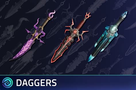 Stylized Daggers Rpg Weapons 3d Weapons Unity Asset Store