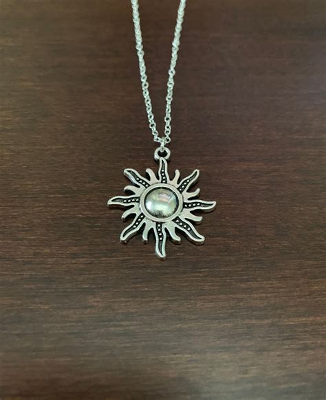 Sun Necklace Sun Silver Sun Necklace Sun Jewelry Sun Pendant Sun