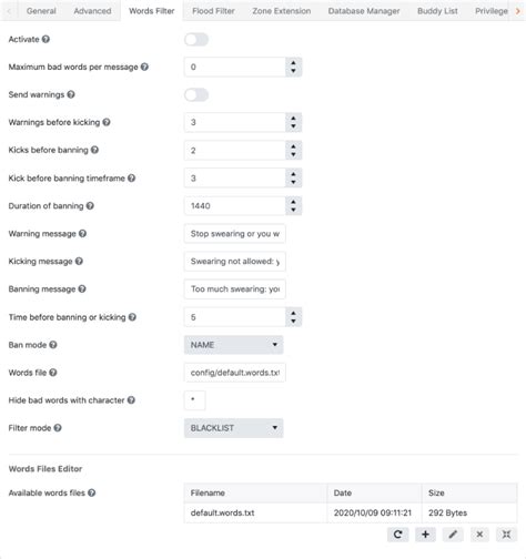 Smartfoxserver 2x Documentation Admintool Zoneconfigurator Zone