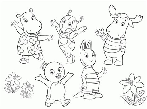 Backyardigans Coloring Page
