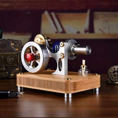 Stirling Single Cylinder Engine Generator For Science Experiments And