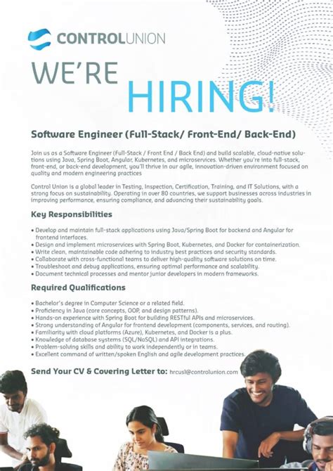 Software Engineer Full Stack Front End Back End Jobseekerlk