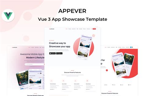 Appever Vue App Landing Template Appever Vue App Landing Template