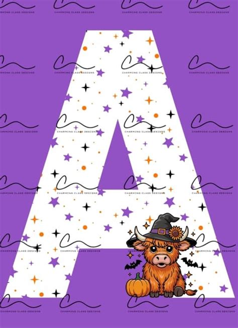 Spooky Moo Focus Wall Letters Digital Download Classroom Wall Art