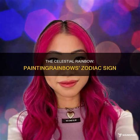 The Celestial Rainbow Paintingrainbows Zodiac Sign Shunspirit