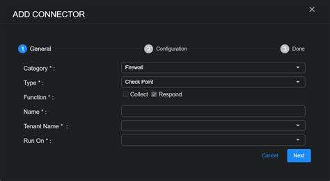 Check Point Firewall Connector