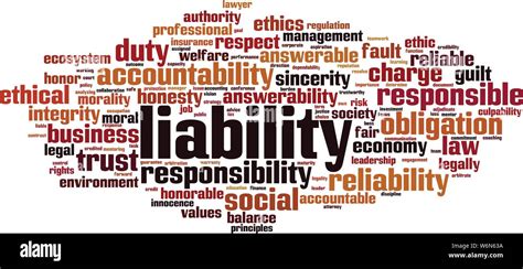 Responsibility Word Cloud Concept Collage Made Of Words About