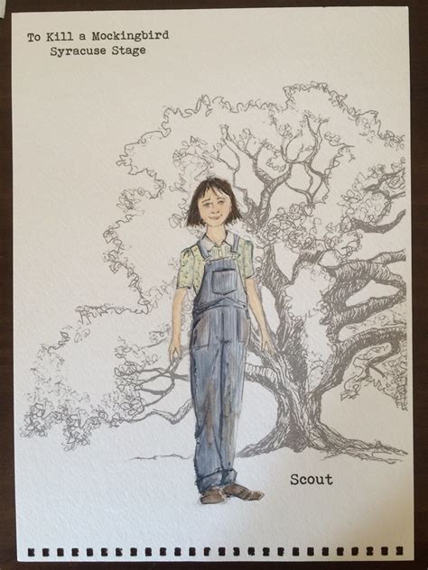 To Kill A Mockingbird Scout Drawings